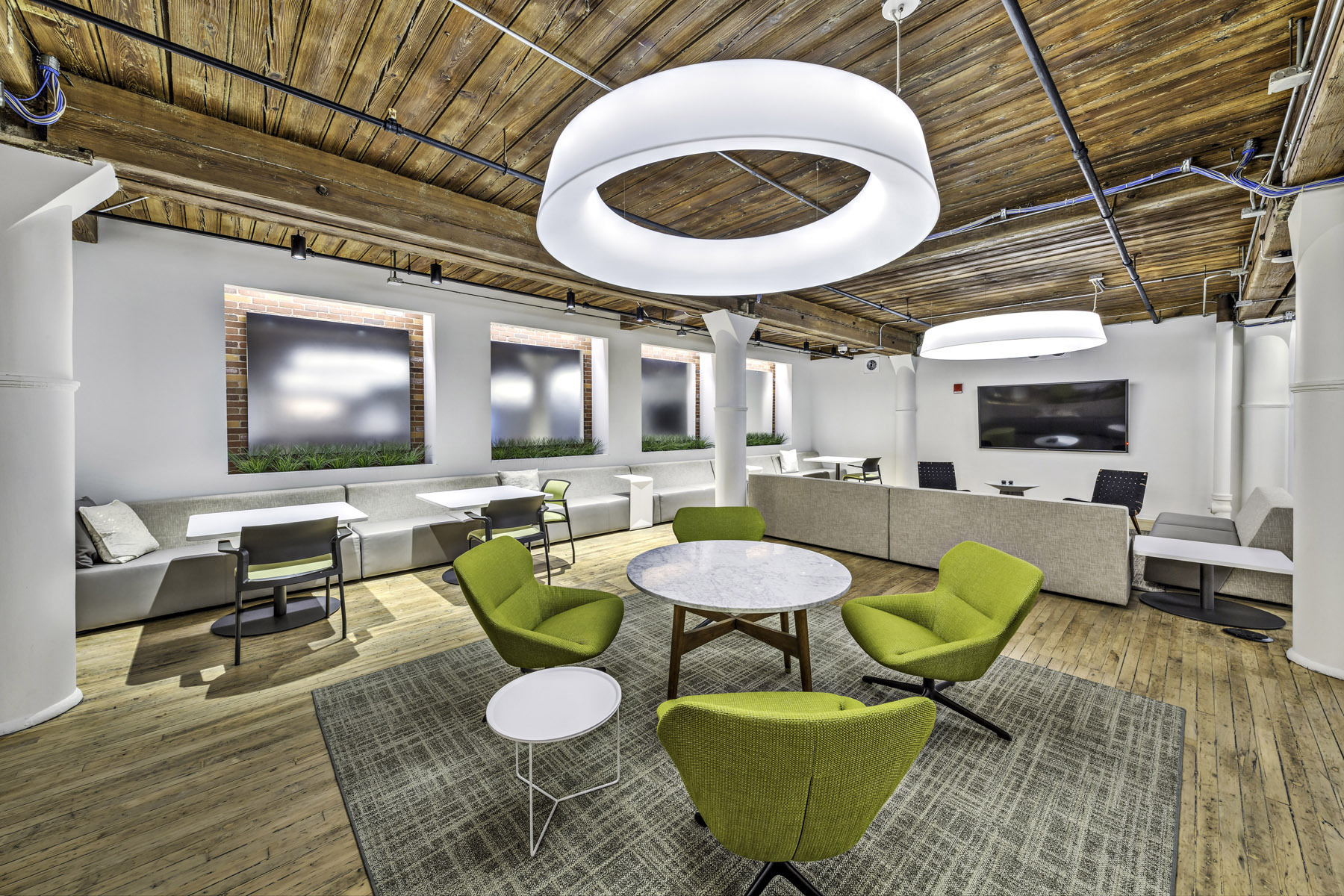 Amenity Space Renovation Upgrades Fulton Market Office… | Epstein