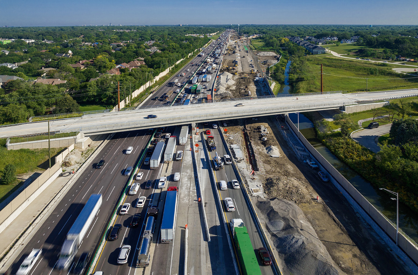 Illinois Tollway Plainfield Road Bridge Over I-294 | Epstein