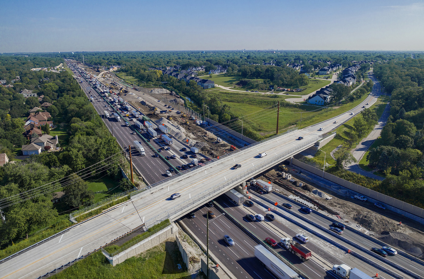 Illinois Tollway Plainfield Road Bridge Over I-294 | Epstein